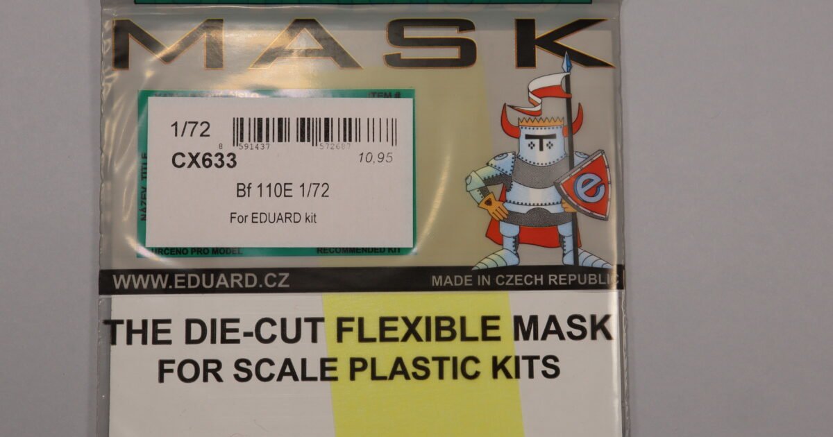 Mácaras para o Bf-110 E, Eduard, 1/72 - APRJ